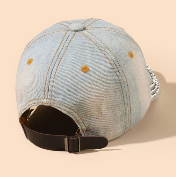 Accessories | Rhinestone Letter Decor Baseball Cap | Poshmark